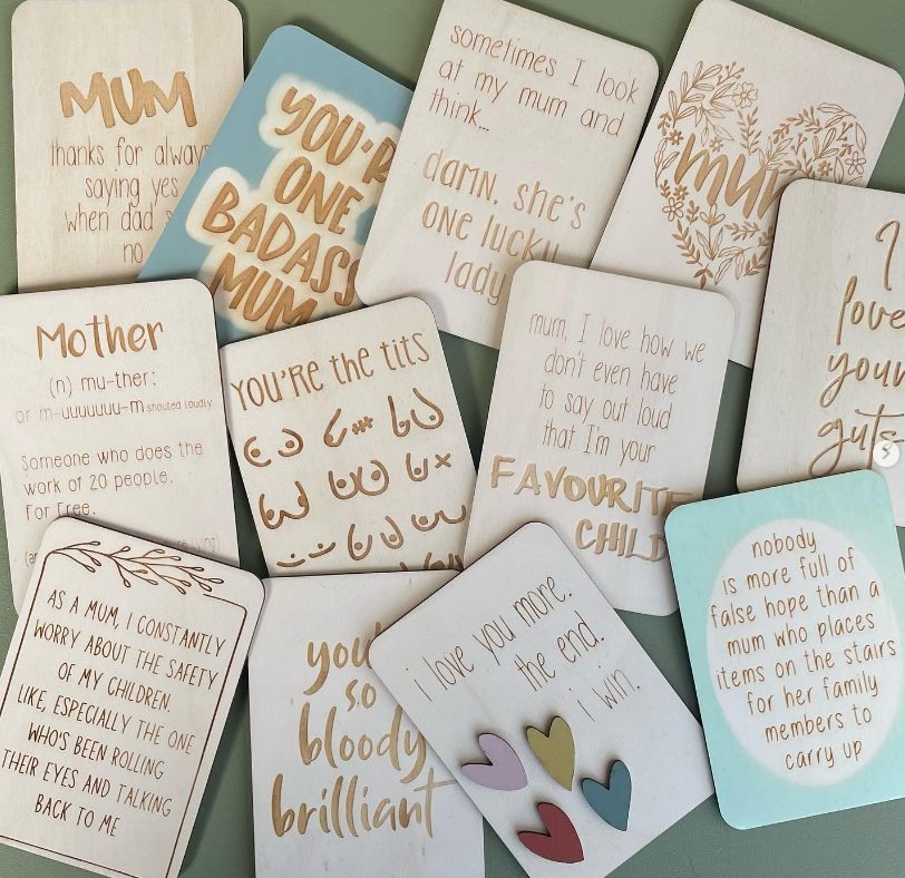 Cheeky Charlie Keep Cards | Funny and Sweet Wooden Greeting Cards