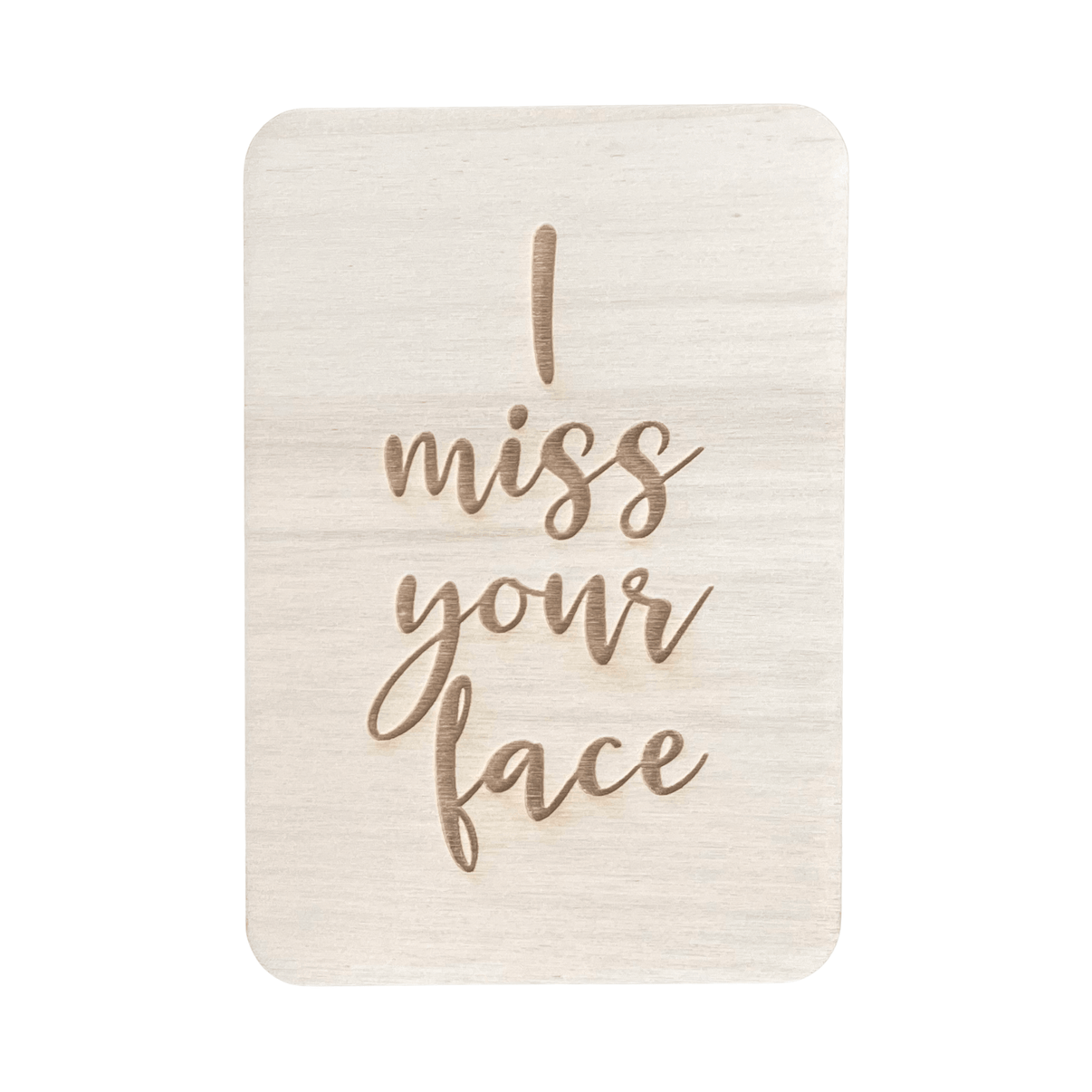 I Miss Your Face – Cheeky Charlie Keep Cards